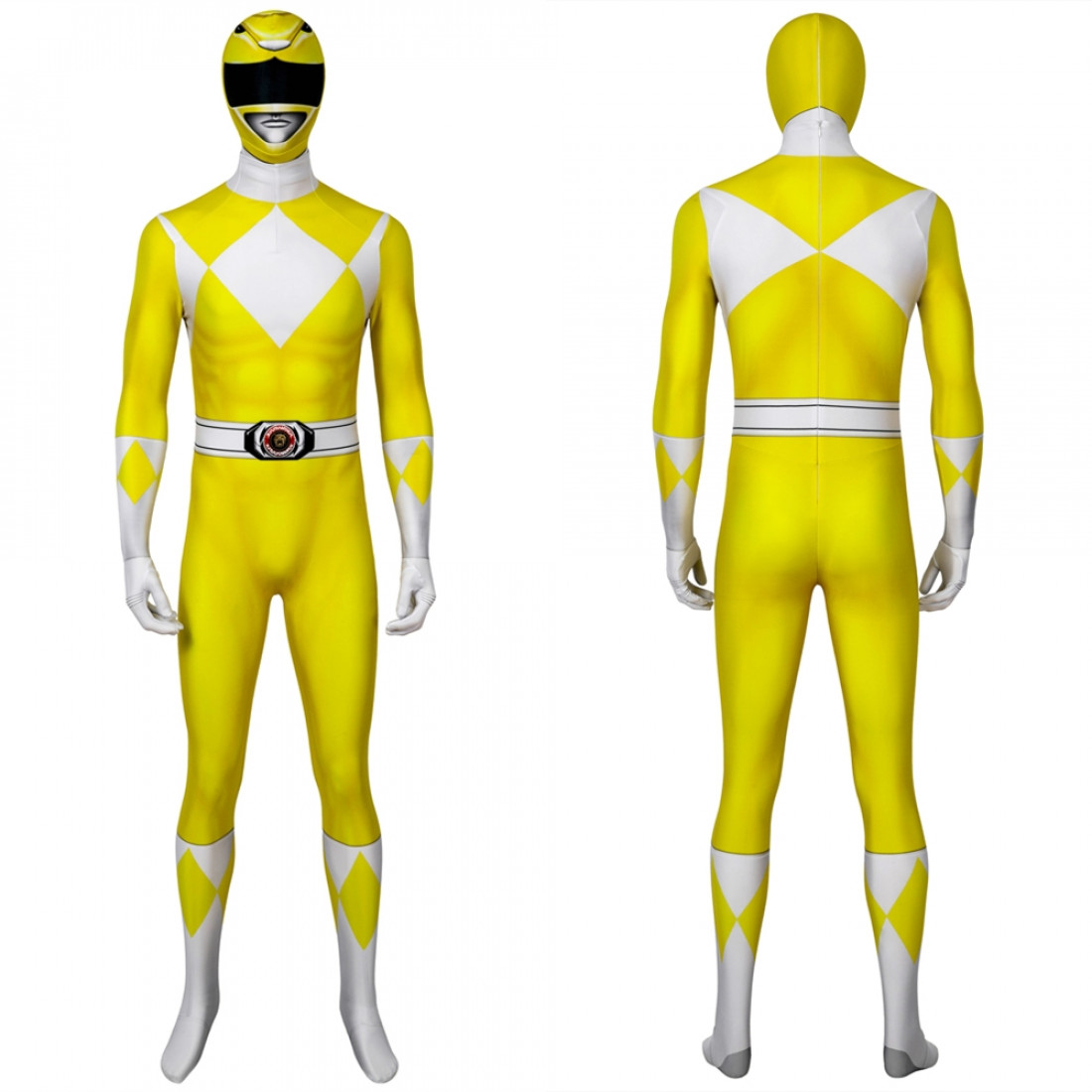 Power Rangers Boy Tiger Ranger Male 3D Jumpsuit